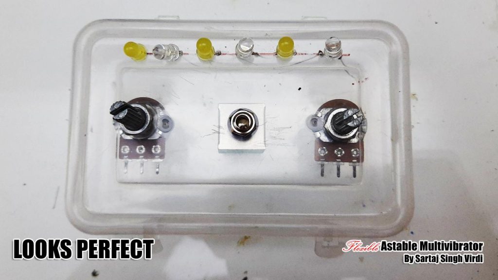 Flexible ASTABLE MULTIVIBRATOR - Electronic School Project for Kids ...