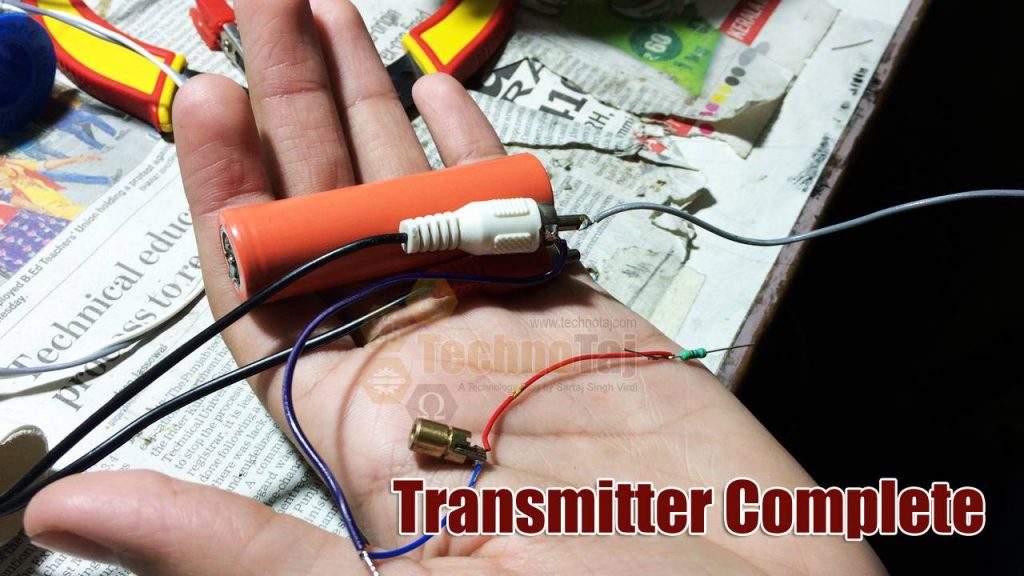 Wireless Music Transmission using Laser LED (School Project) - Li-Fi ...