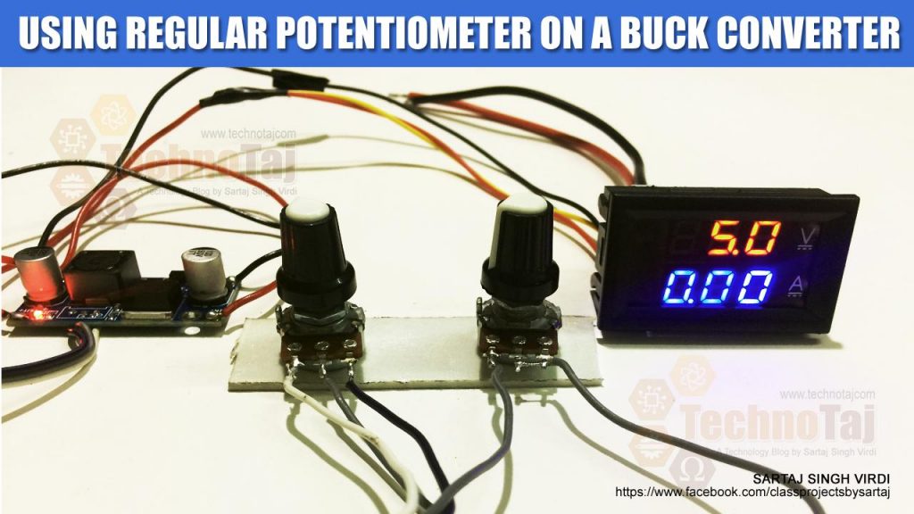 Replace TRIMPOT With Regular Potentiometer on Buck Converter ...